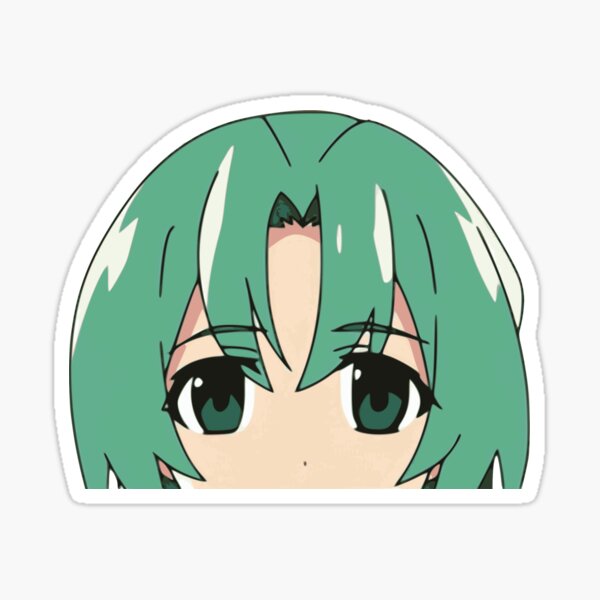 "Shion Sonozaki Peeker" Sticker for Sale by NamaMerch | Redbubble