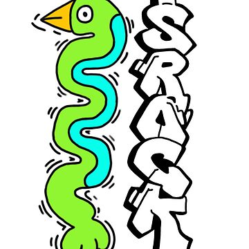 "Pam the Bird Srock vertical colour" Sticker for Sale by MerndaAvenue ...