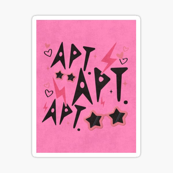 "APT Poster" Sticker for Sale by smeraldosecrets | Redbubble