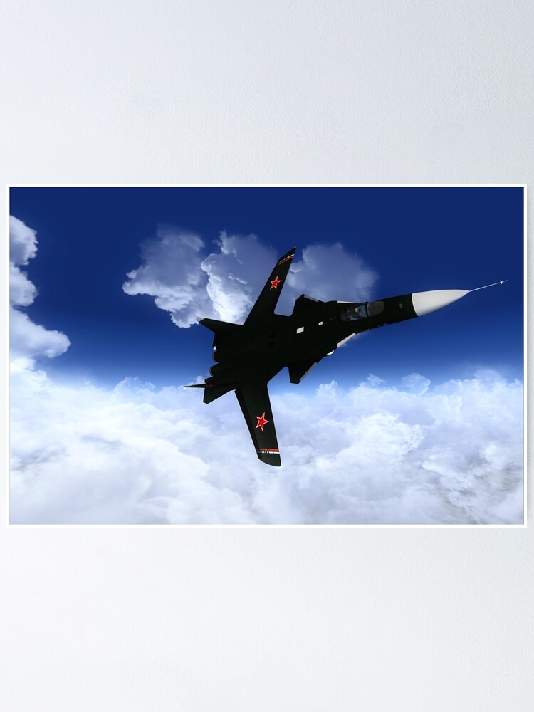 Poster « Sukhoi SU-47 Berkut », par marjanmencin | Redbubble