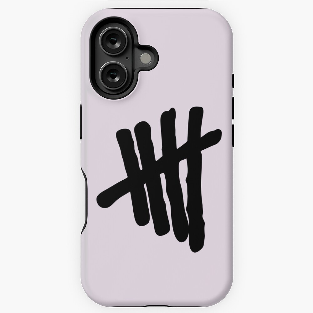 "5SOS tally marks logo" Sticker by Regina D | Redbubble