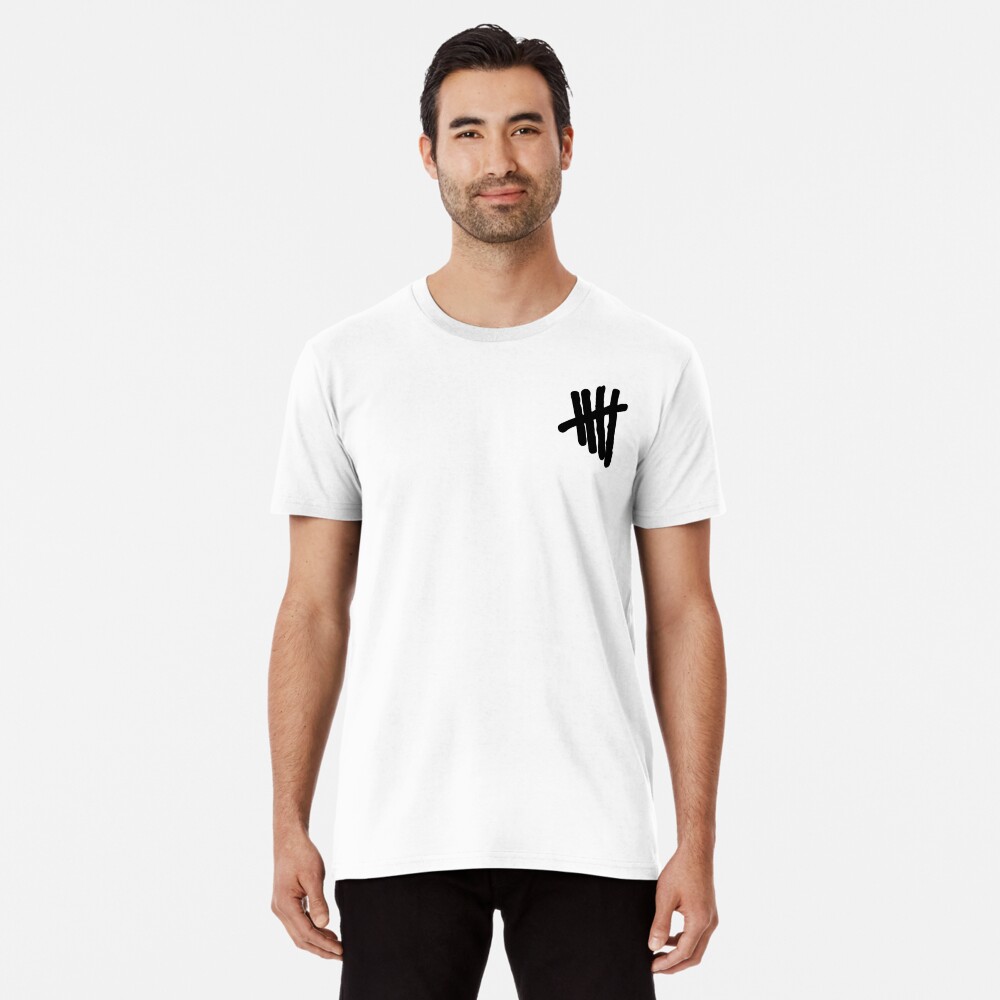 "5SOS tally marks logo" Sticker by Regina D | Redbubble