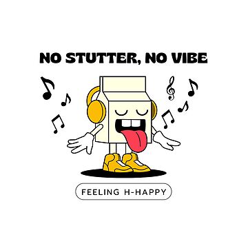 "No stutter, no Vibe" Sticker for Sale by Marcoso179 | Redbubble