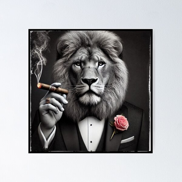 Tumblr Lion Smoking