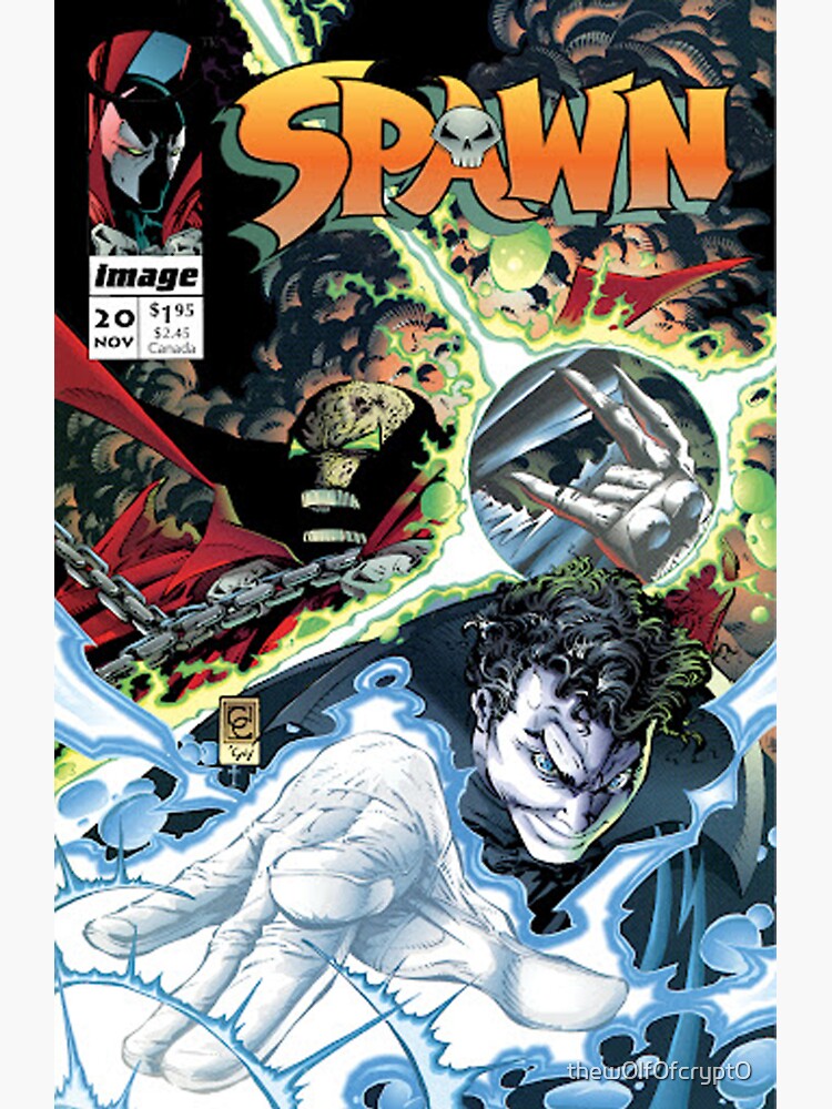 "Original Cover of Spawn Issue #20" Sticker for Sale by thew0lf0fcrypt0 ...