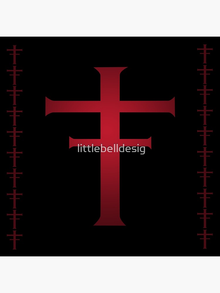 "double cross" Poster for Sale by littlebelldesig | Redbubble