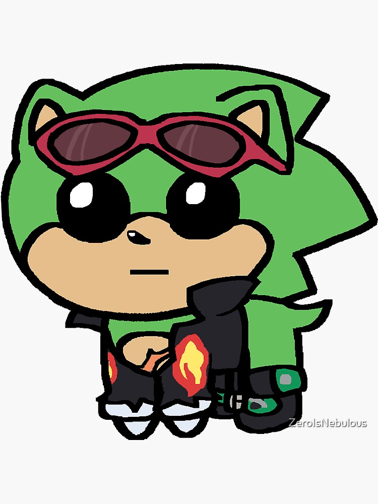 "TBH autism creature Scourge the hedgehog YIPPEE!!" Sticker for Sale by ...