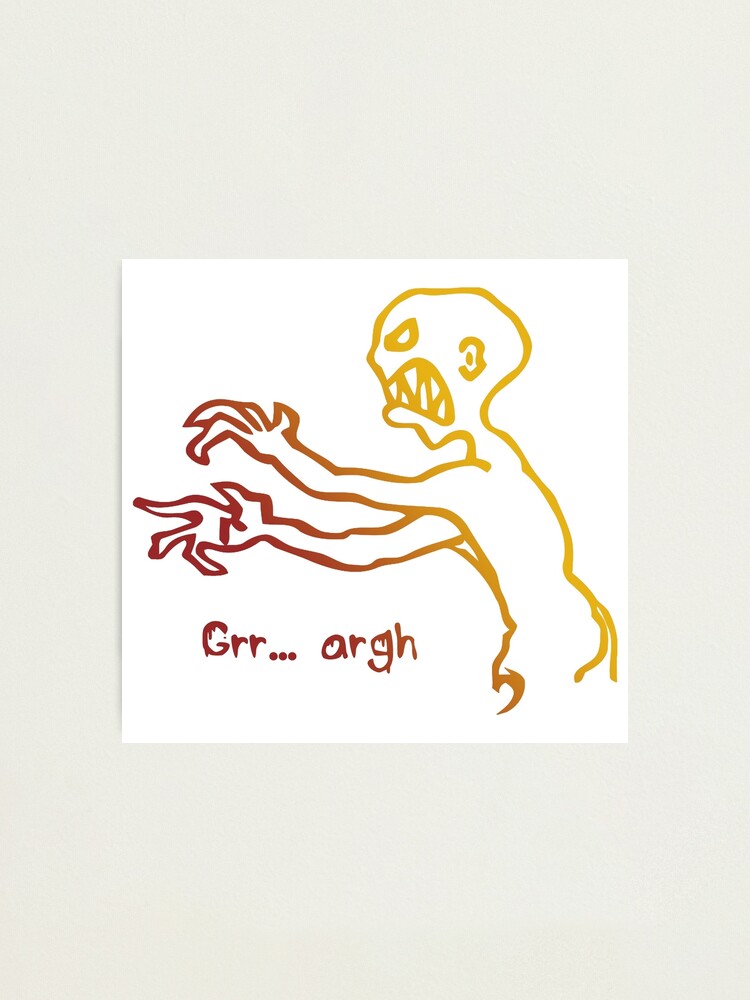 Lámina fotográfica «Grr Argh Monster Ombre Colors - Buffy, la ...