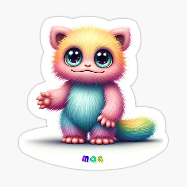 "Mog: Mog Rizzler Drip Gyat Collection" Sticker for Sale by XinasStudio ...