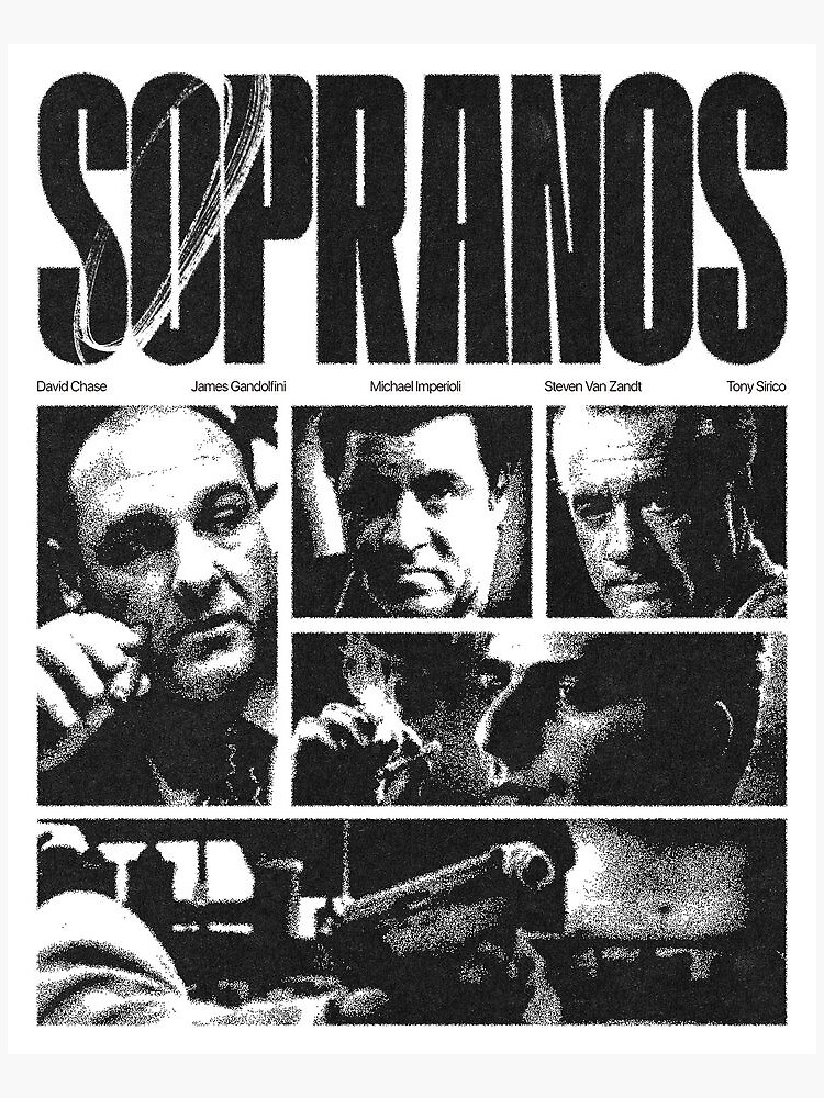 "sopranos" Sticker by PAOLUXXG | Redbubble