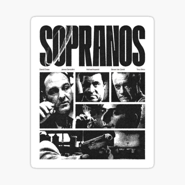 "sopranos" Sticker by PAOLUXXG | Redbubble