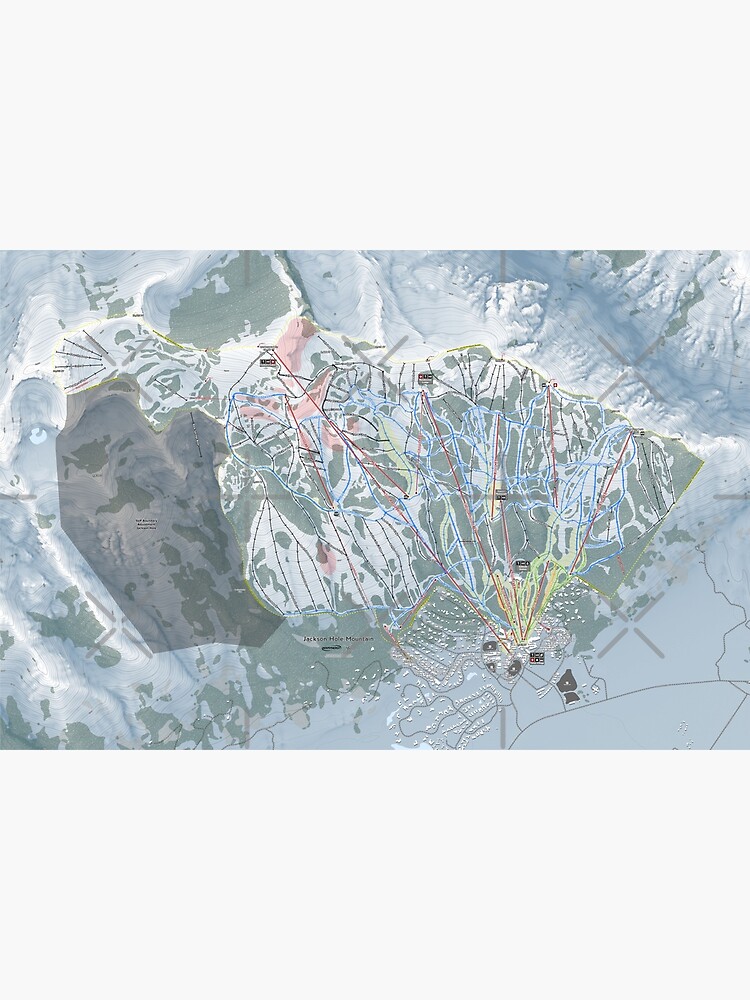 Jackson Hole Resort Map Welcome Book Tammah