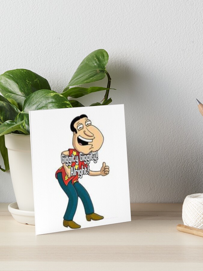 "Quagmire from Family guy" Art Board Print for Sale by Chadbroski86 ...