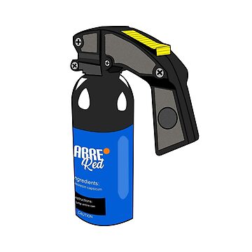 "Pepper Spray - MK9" Sticker for Sale by StickerWey | Redbubble