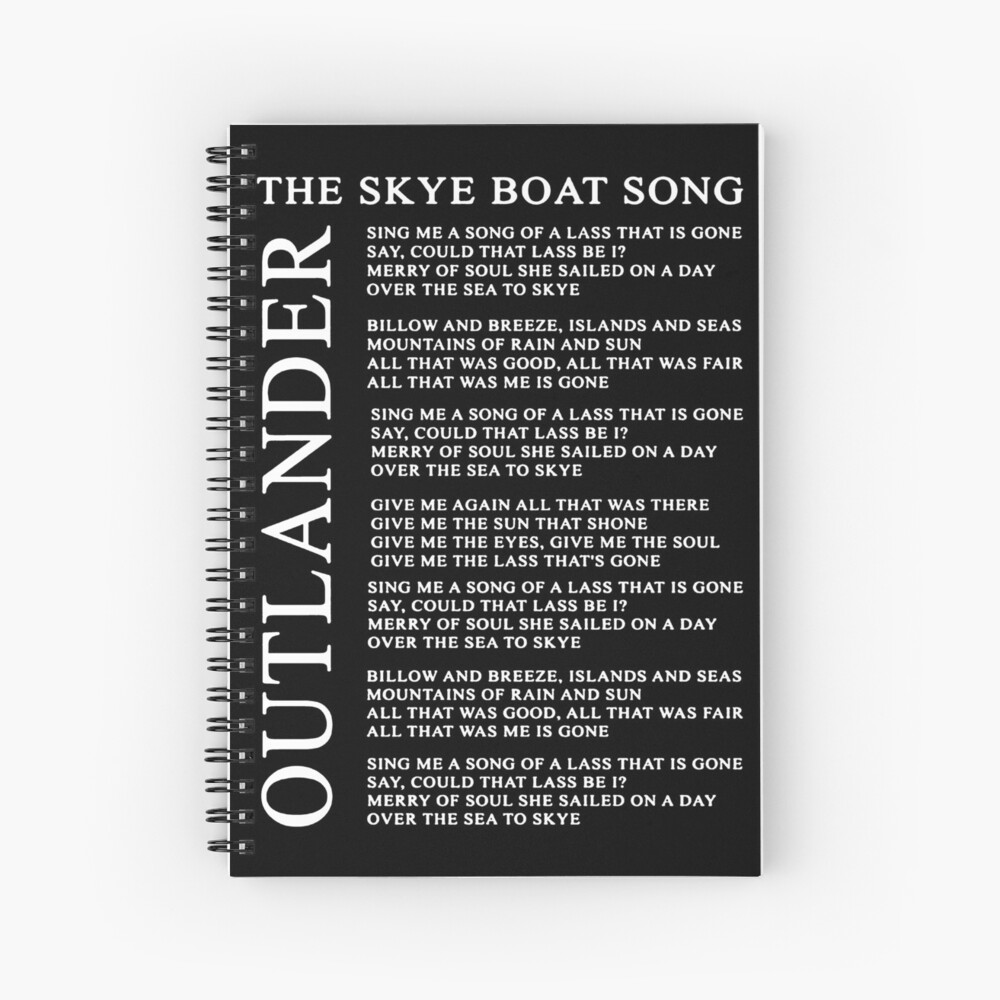 "Outlander Merch" Spiral Notebook by swan-girls | Redbubble