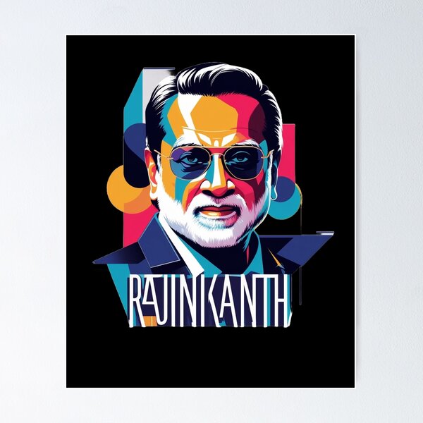 "Rajinikanth Magic: Cinematic Excellence" Poster for Sale by Turbo ...