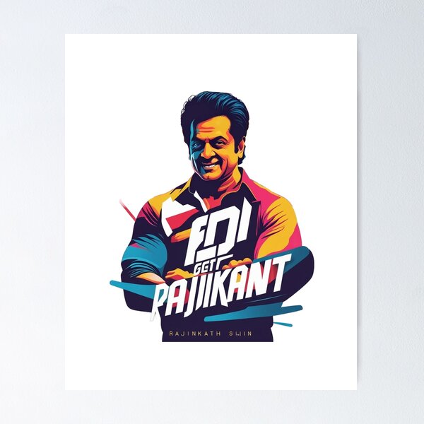 "Rajinikanth Power: Timeless Inspiration" Poster for Sale by Turbo ...
