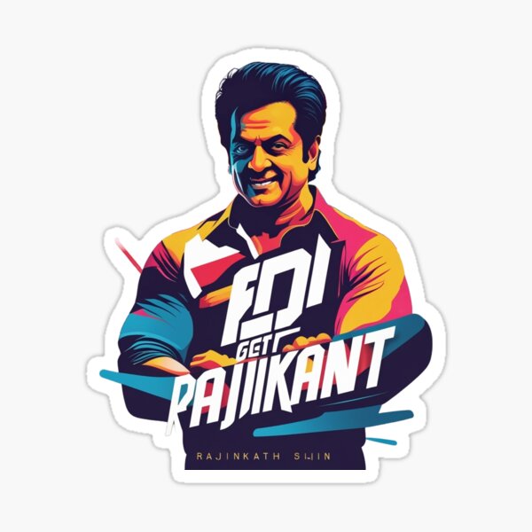 "Rajinikanth Power: Timeless Inspiration" Sticker for Sale by Turbo ...