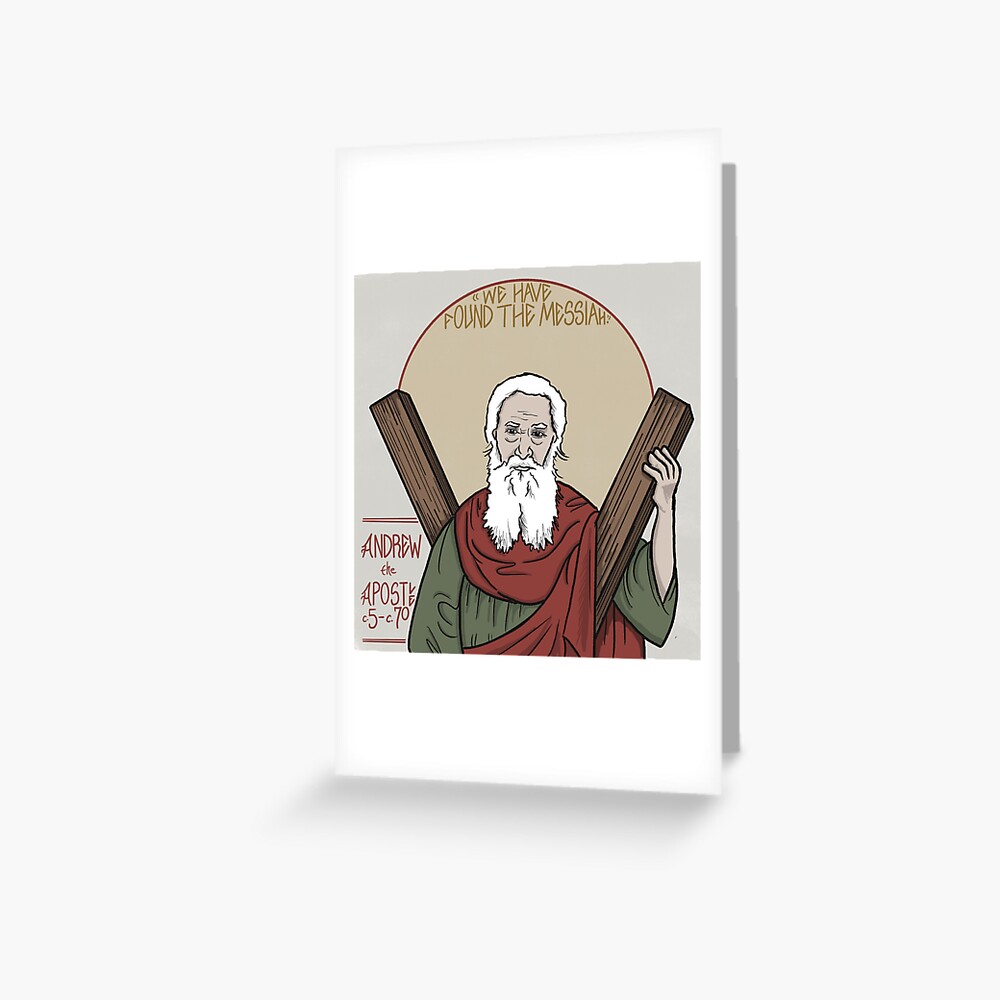 "Andrew the Apostle" Sticker for Sale by LansingCreative | Redbubble