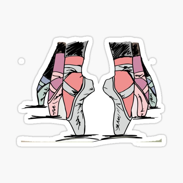 "Special Ballet Shoes" Sticker by 2CreateArt | Redbubble