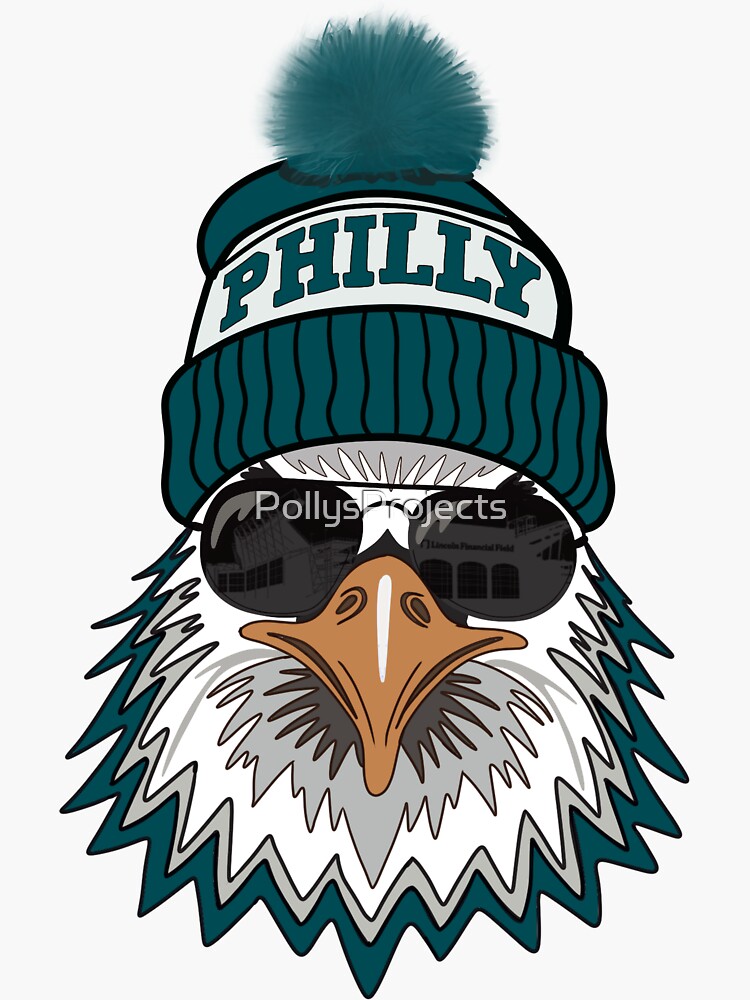 "Eagle Beanie" Sticker for Sale by PollysProjects | Redbubble