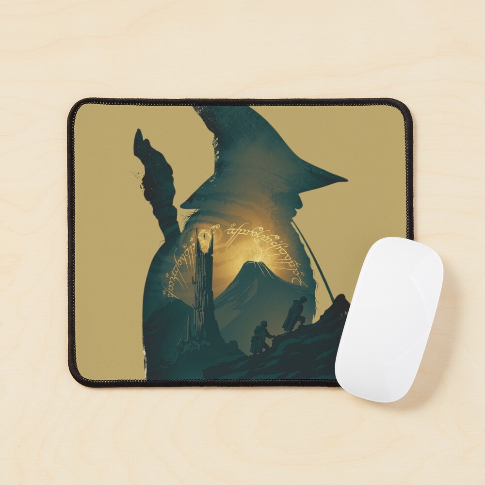 "LotR Gandalf Silhouette " Poster for Sale by GabeTheLorax | Redbubble