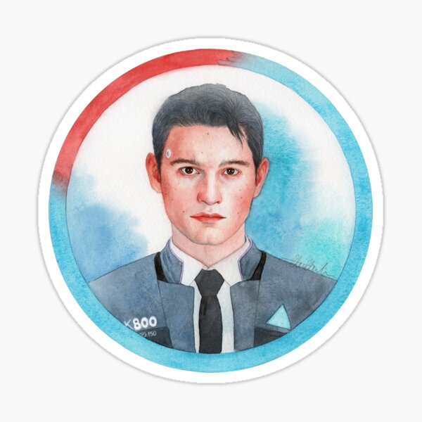 "Bryan Dechart / Connor / Detroit: Become Human" Sticker for Sale by ...