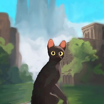 "Flow cat" Sticker for Sale by cranberryrose22 | Redbubble