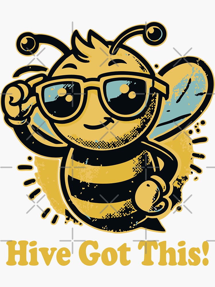 "Hive Got This Funny Bee with Sunglasses Bee keeper Gift Insect Lover ...