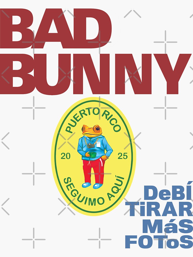 "Bad Bunny Debi Tirar Mas Fotos DTMF 3" Sticker for Sale by ...