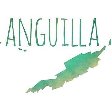"anguilla" Sticker by Motivburg | Redbubble