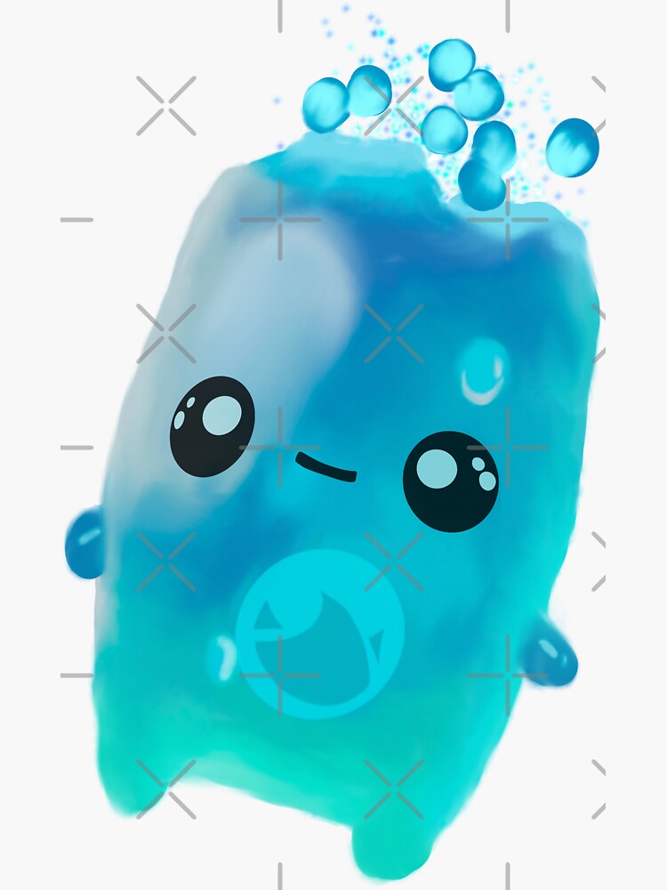 "Water Sprite Baby" Sticker for Sale by SwampHagsOG | Redbubble