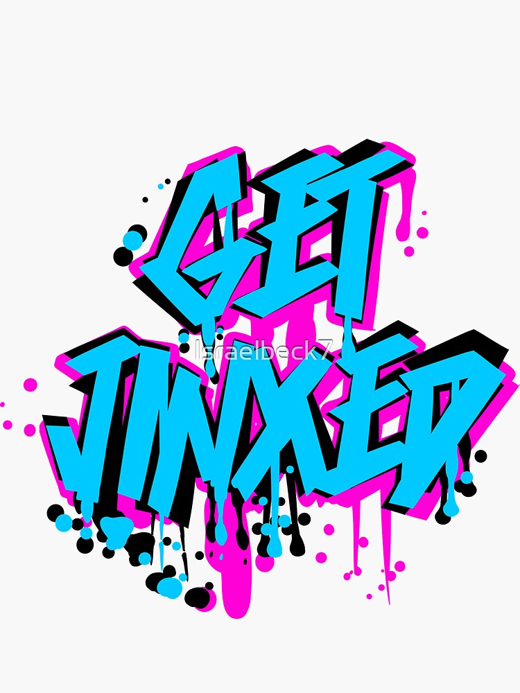 "Get Jinxed" Sticker for Sale by Israelbeck7 | Redbubble