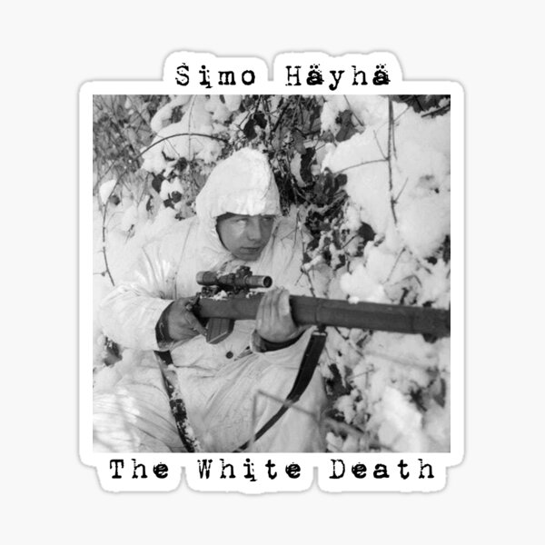 "Simo Häyhä" Sticker for Sale by IKET | Redbubble