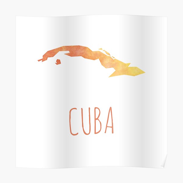 "cuba" Poster by Motivburg | Redbubble