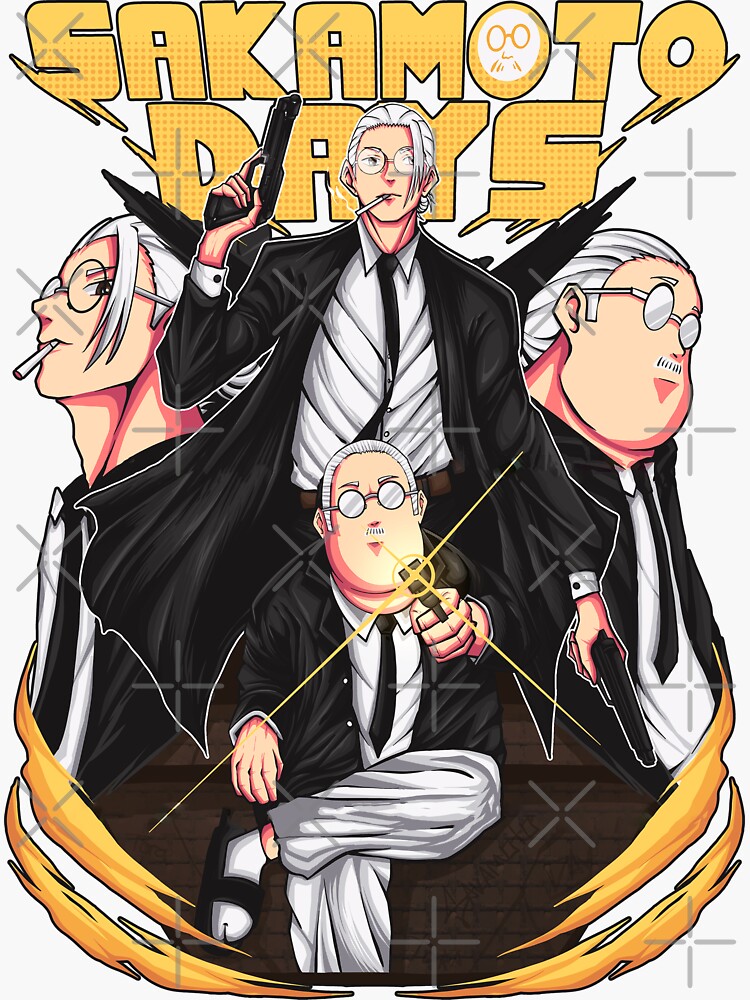 "Sakamoto Days" Sticker for Sale by WahyuPro | Redbubble