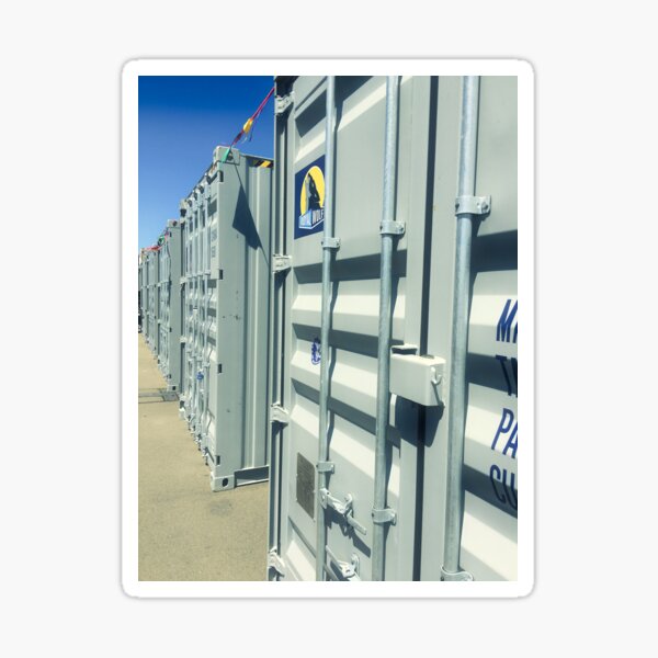 "Waterfront Shipping Containers" Sticker for Sale by urbanfragments ...