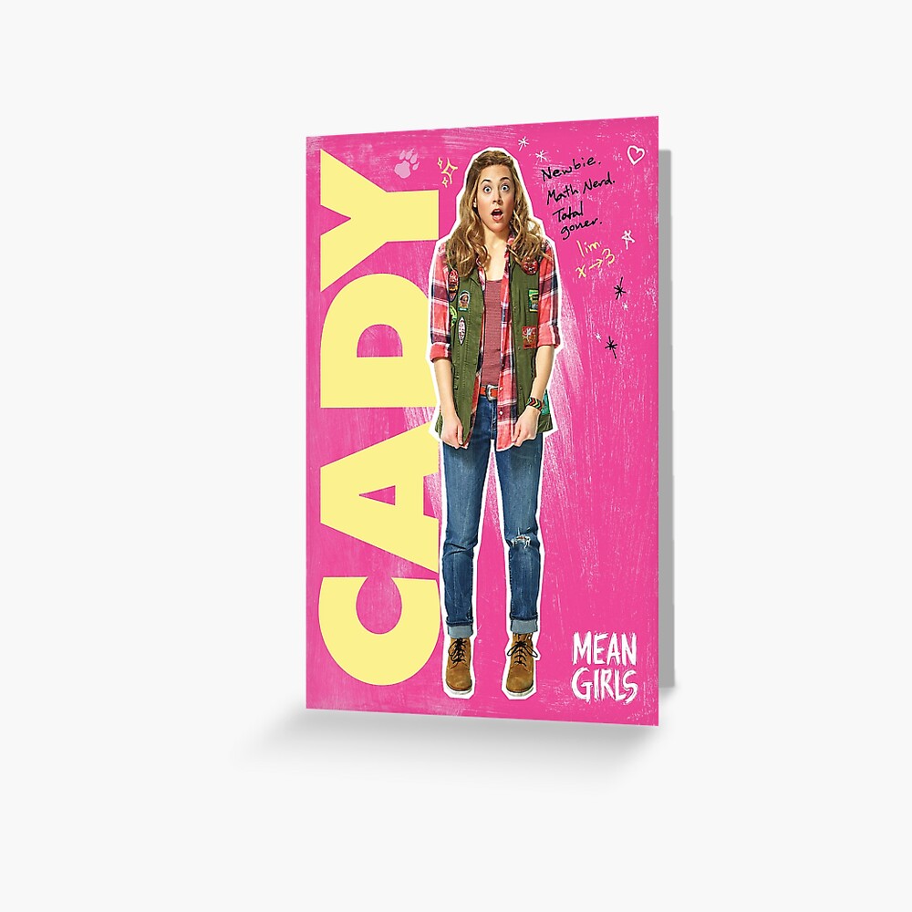 "Cady Heron Mean Girls the Musical - with background" Greeting Card by ...