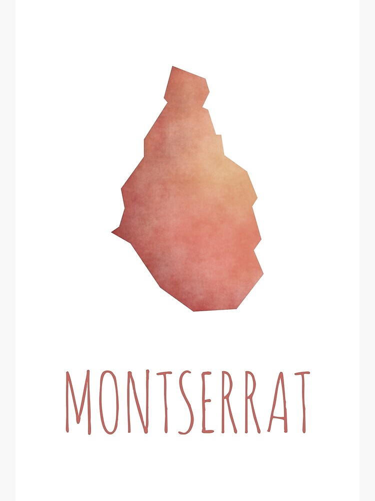 "montserrat" Poster by Motivburg | Redbubble