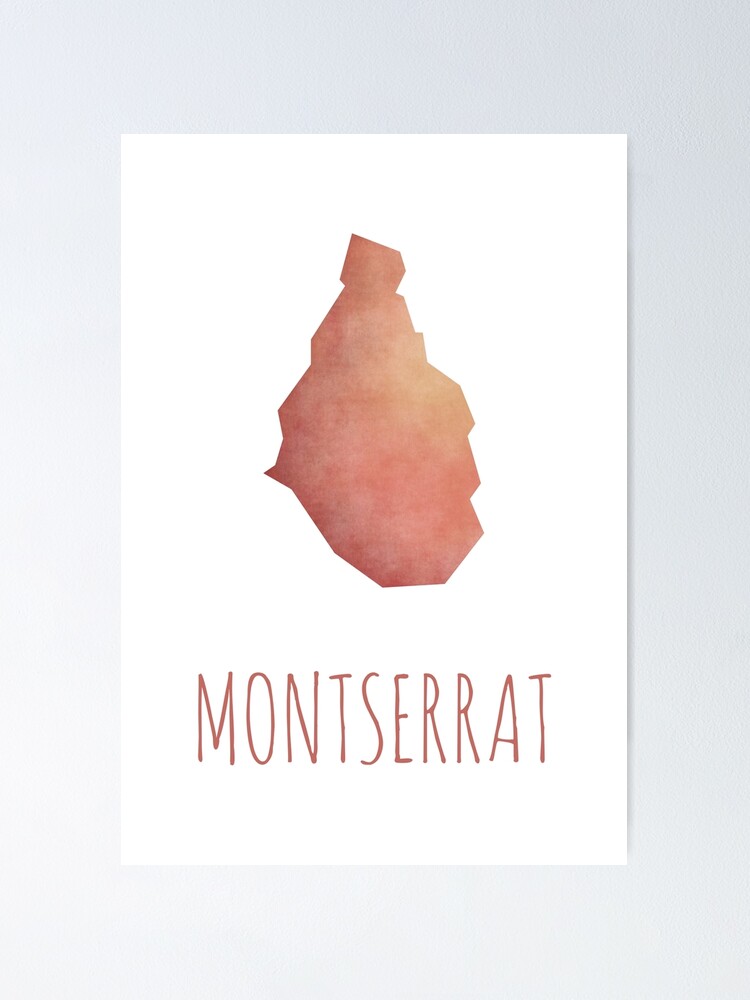 "montserrat" Poster by Motivburg | Redbubble