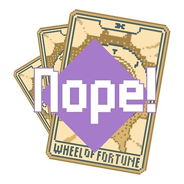 "Wheel of Fortune - Nope!" Sticker for Sale by OddityDesign | Redbubble