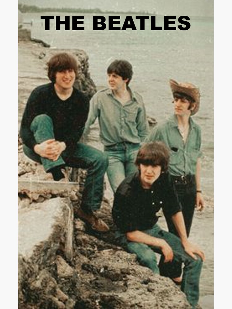"The Beatles" Sticker for Sale by IsaacMUSIC | Redbubble