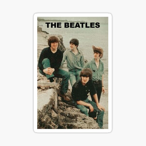"The Beatles" Sticker for Sale by IsaacMUSIC | Redbubble
