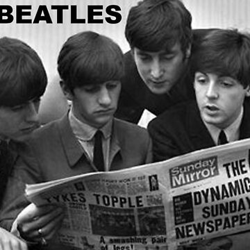 "The Beatles" Sticker for Sale by IsaacMUSIC | Redbubble