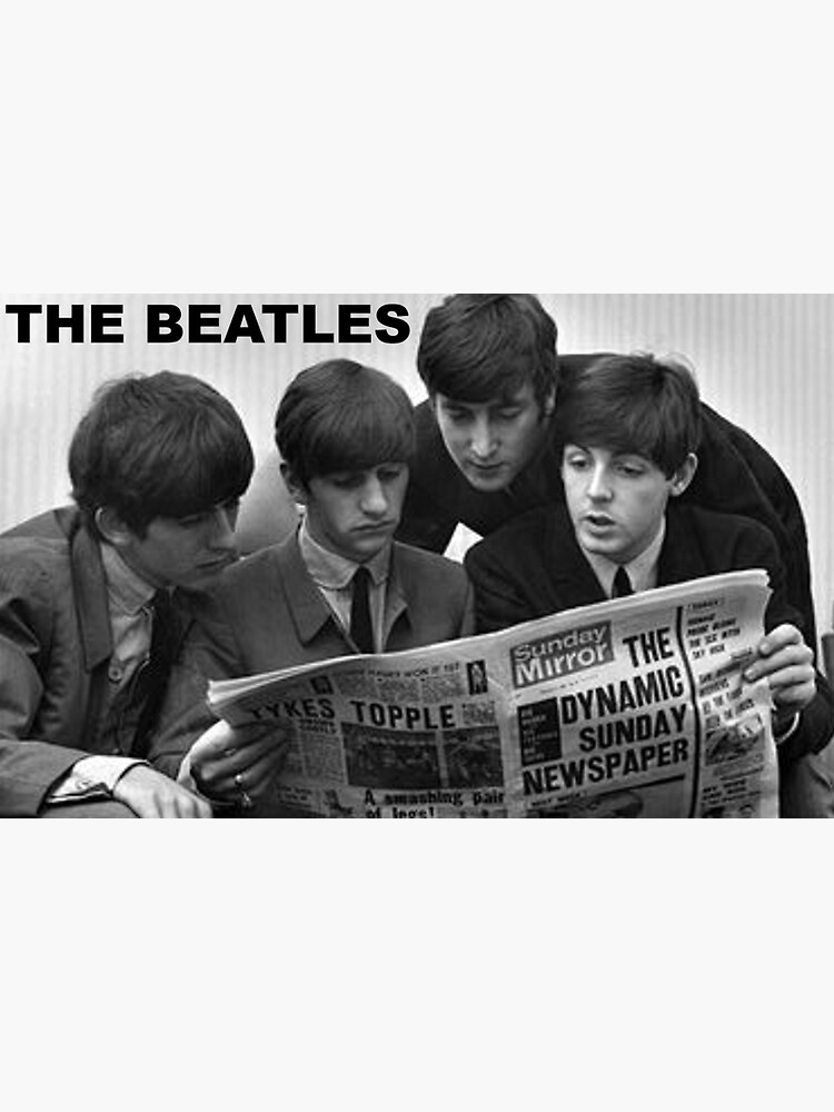 "The Beatles" Sticker for Sale by IsaacMUSIC | Redbubble