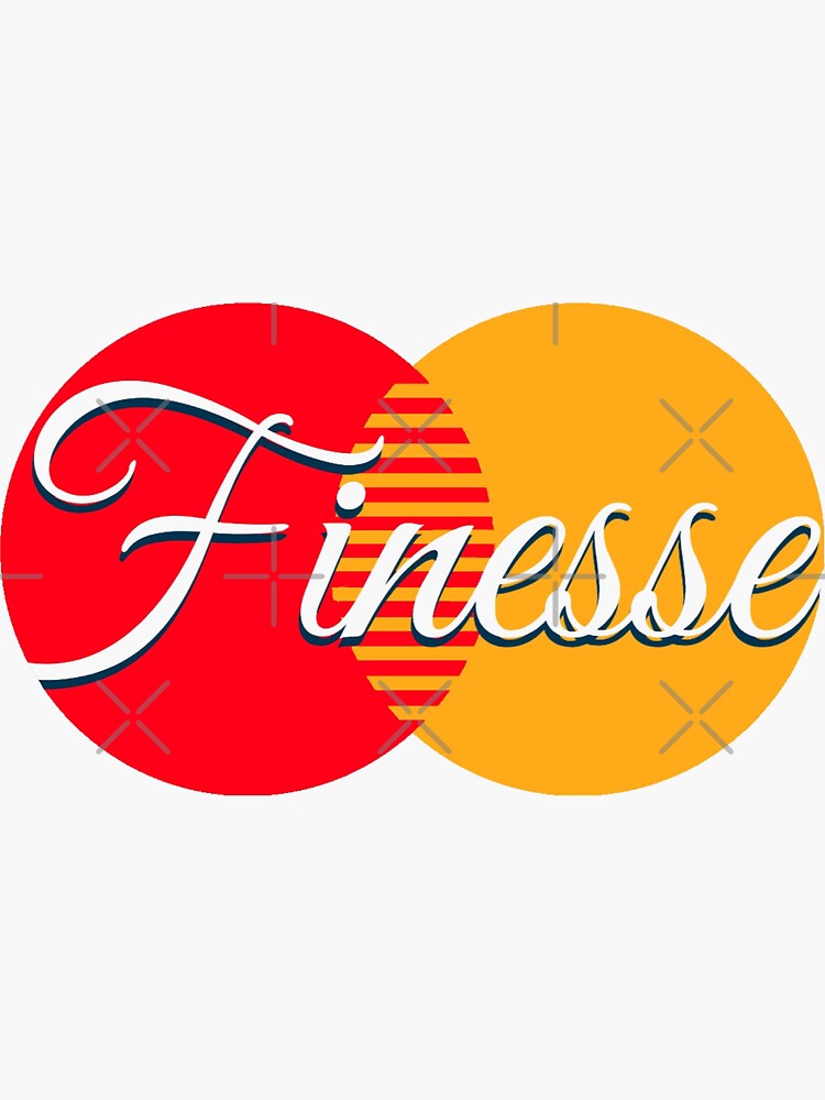 "Finesse Card" Sticker for Sale by rileyshack | Redbubble