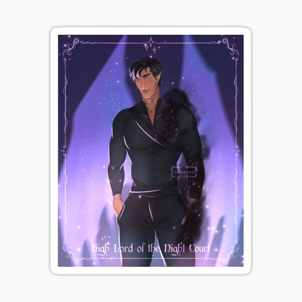 "High Lord of the Night Court" Sticker by CoralieRenards | Redbubble