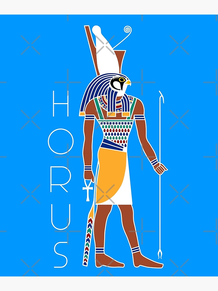 "Horus - Ancient Egyptian God" Poster for Sale by polygrafix | Redbubble