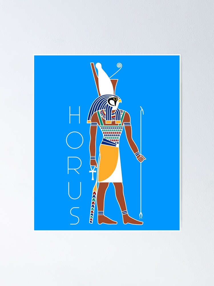 "Horus - Ancient Egyptian God" Poster for Sale by polygrafix | Redbubble