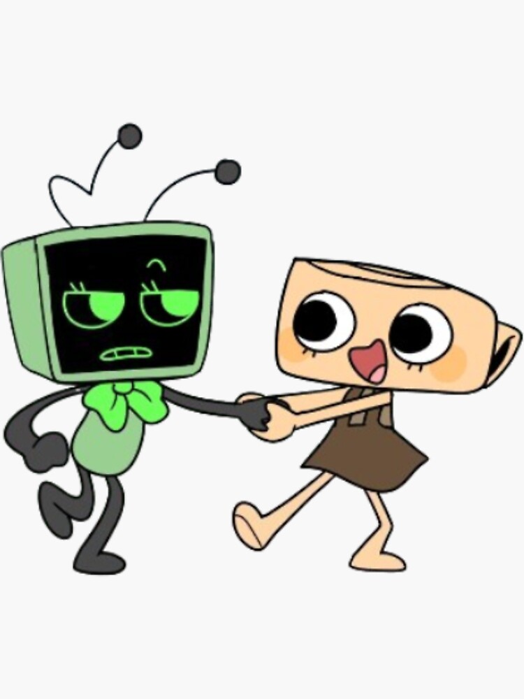 "shellvision shelly and vee dandys world" Sticker for Sale by Akiro ...